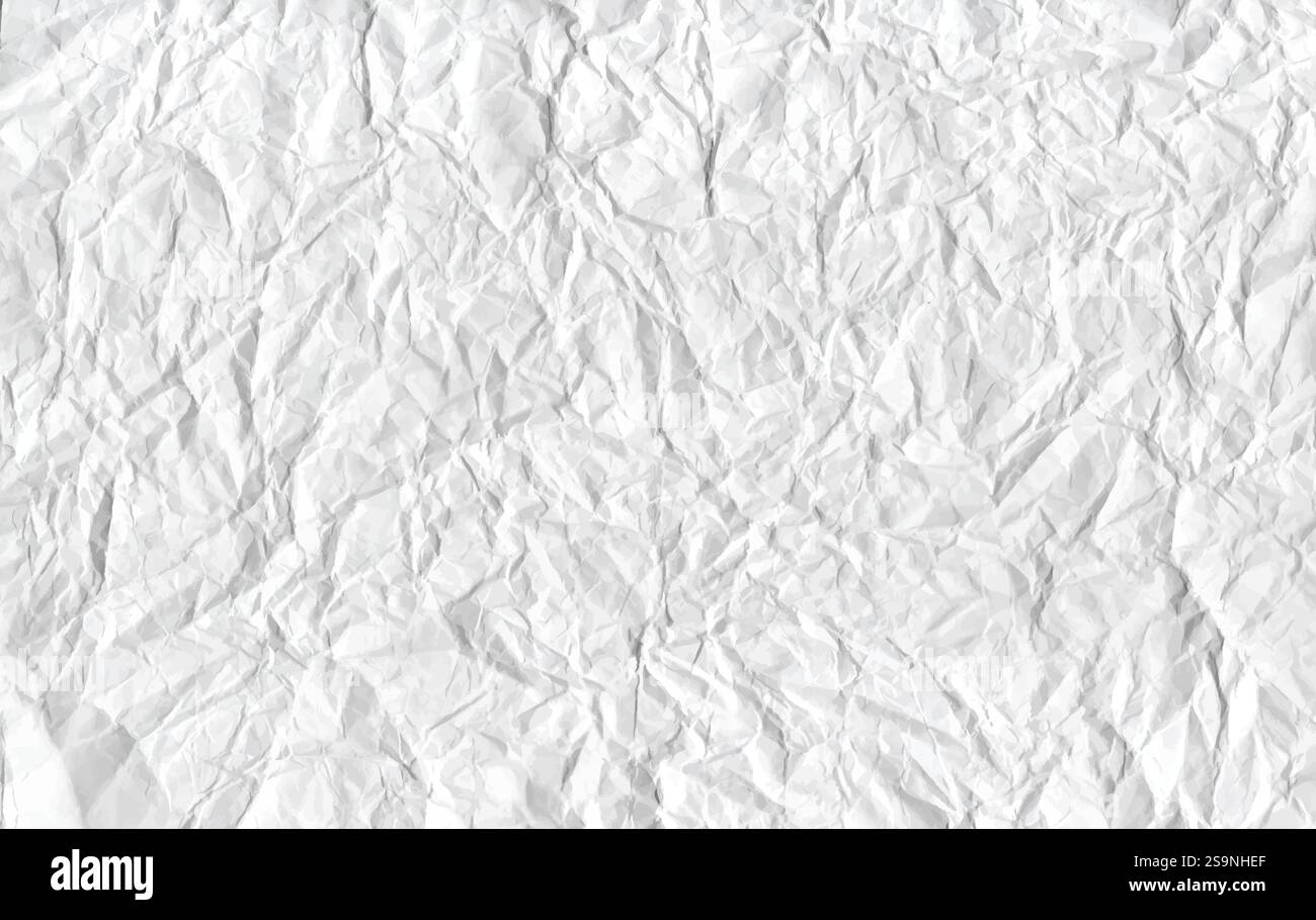 Crumpled grey rice paper texture. Abstract light background with ...