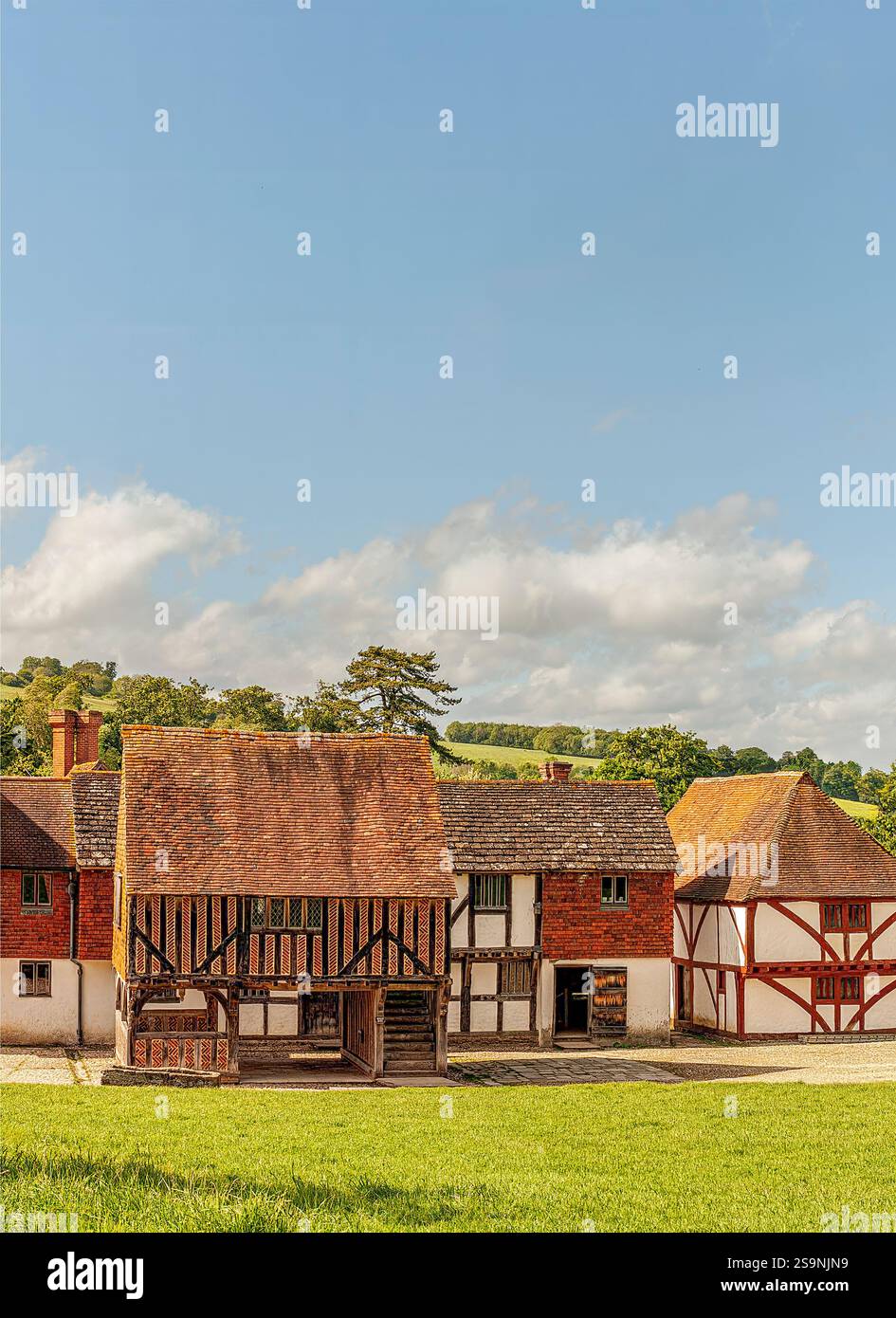 Historic public buildings at Weald & Downland Open Air Museum in ...