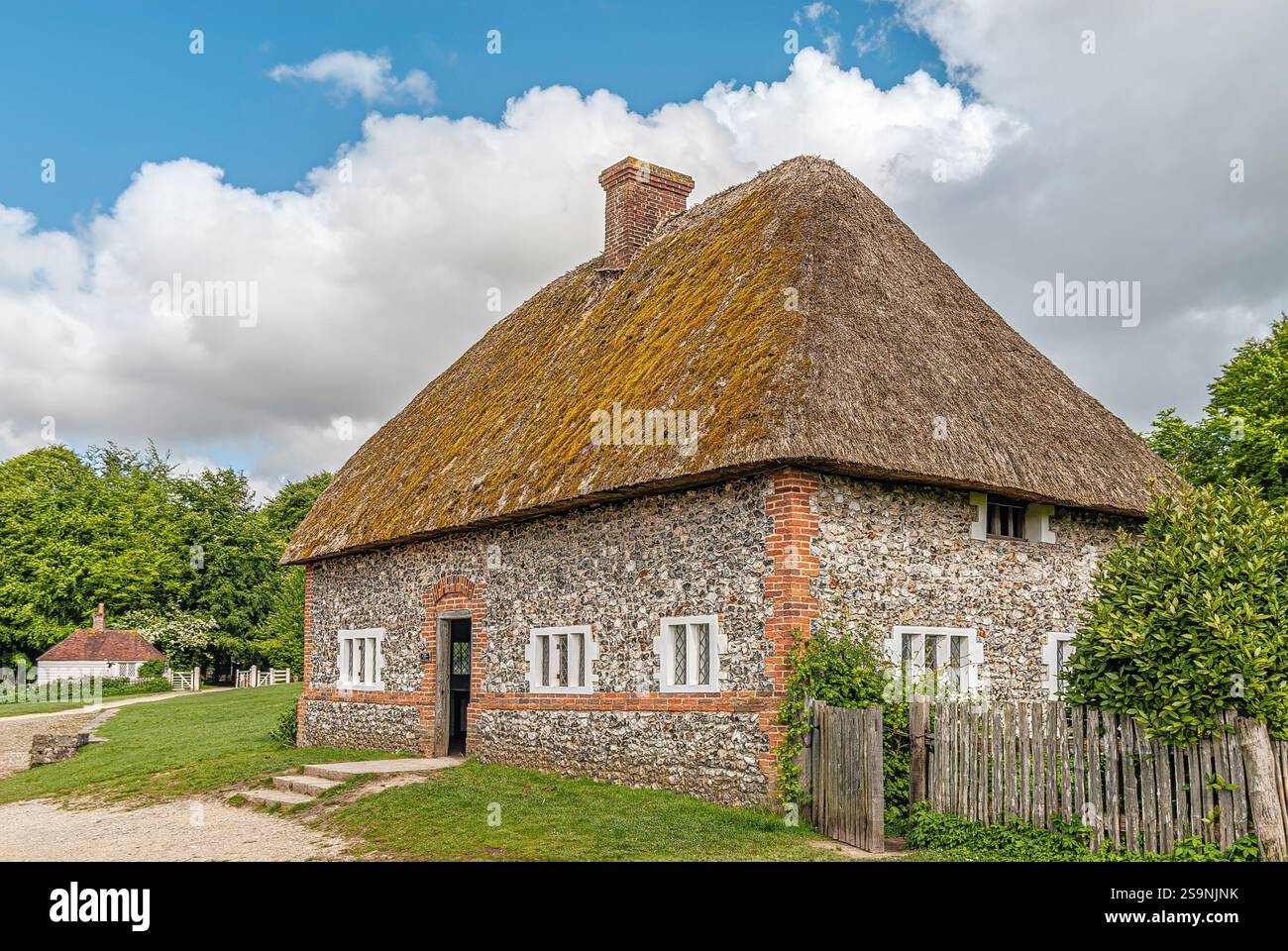 Historic thatched Cottage on display at Weald & Downland Open Air ...