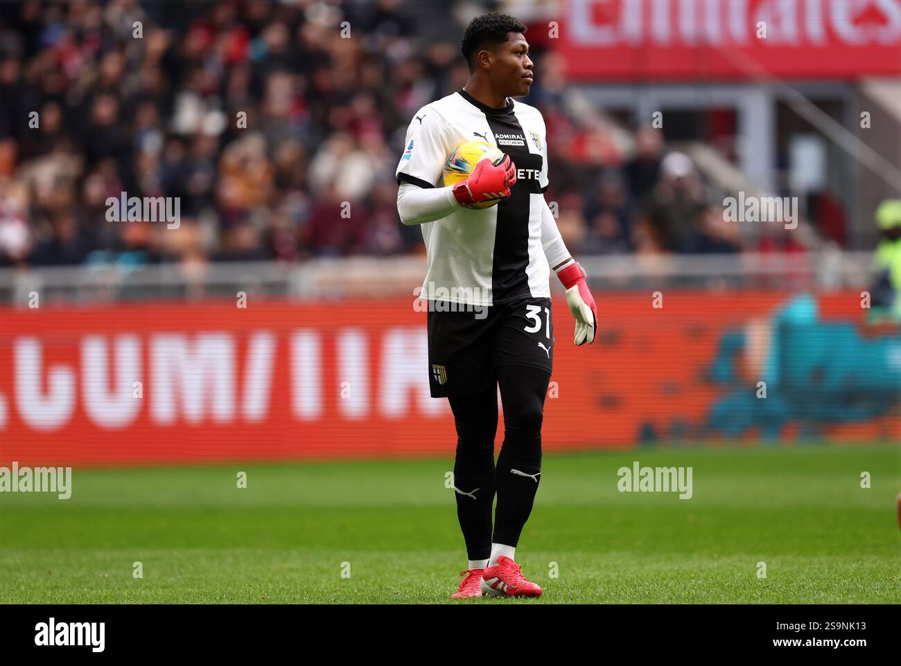 Milano, Italy. 26th Jan, 2025. Zion Suzuki of Parma Calcio in action ...