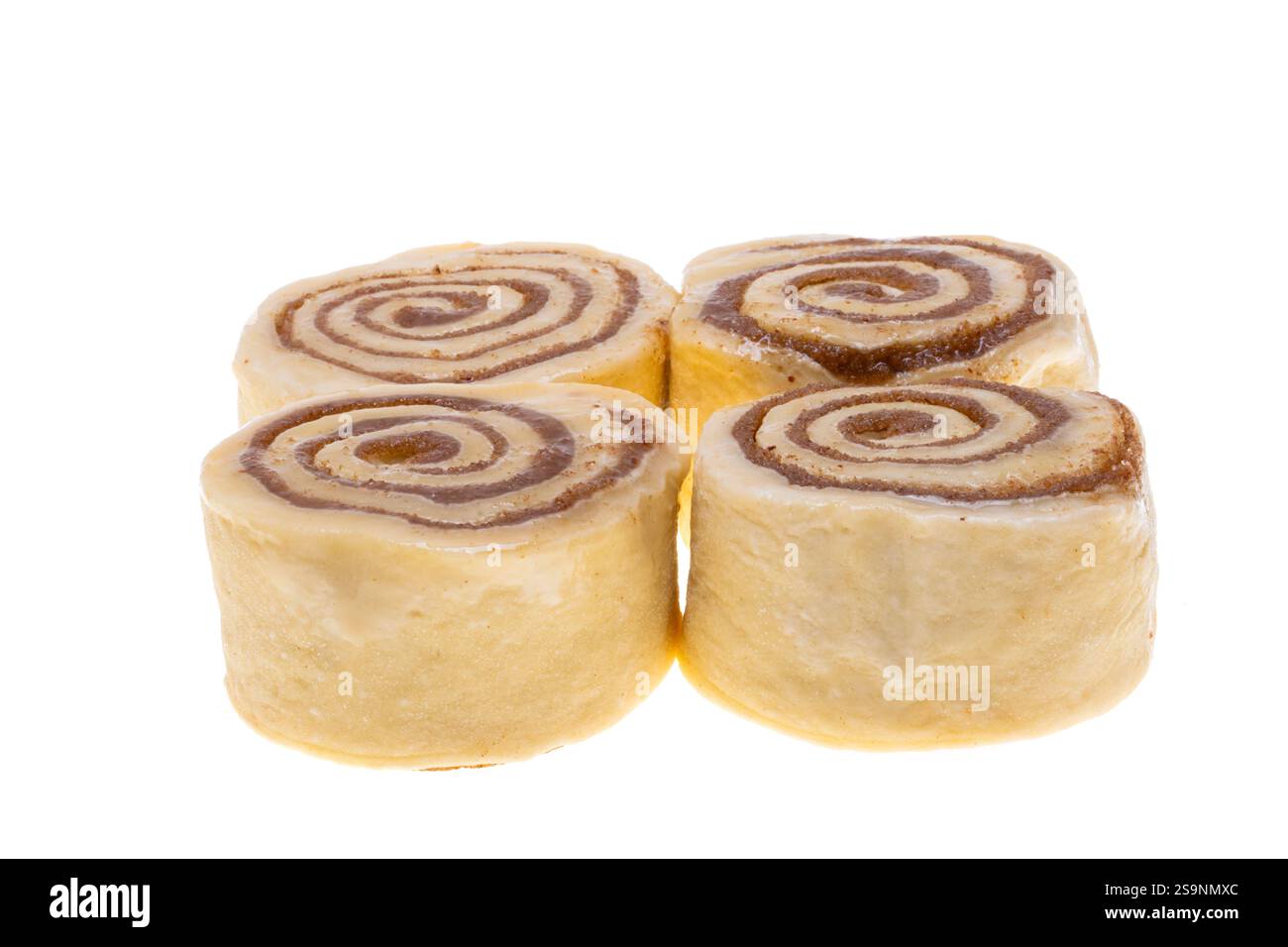 cinnabon isolated on white background Stock Photo - Alamy
