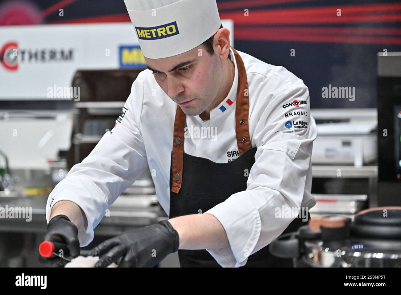 Lyon, France. 27th Jan, 2025. Paul Marcon from Team France attending ...