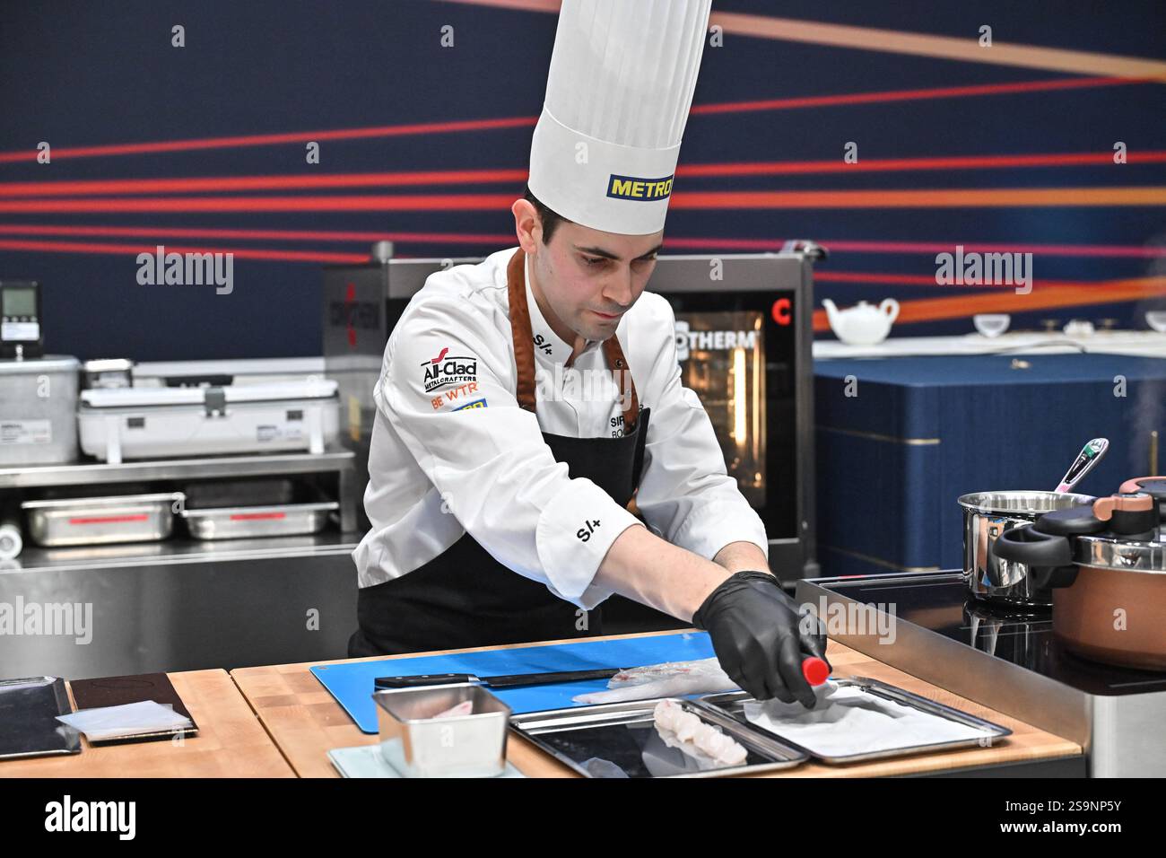 Lyon, France. 27th Jan, 2025. Paul Marcon from Team France attending ...
