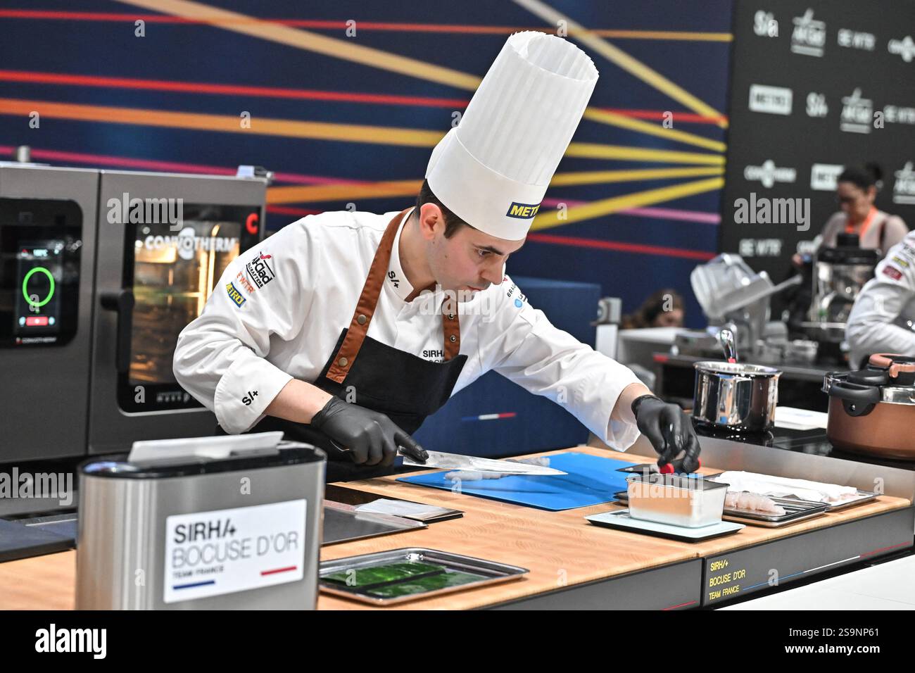 Lyon, France. 27th Jan, 2025. Paul Marcon from Team France attending ...