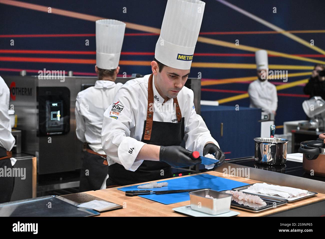 Lyon, France. 27th Jan, 2025. Paul Marcon from Team France attending ...