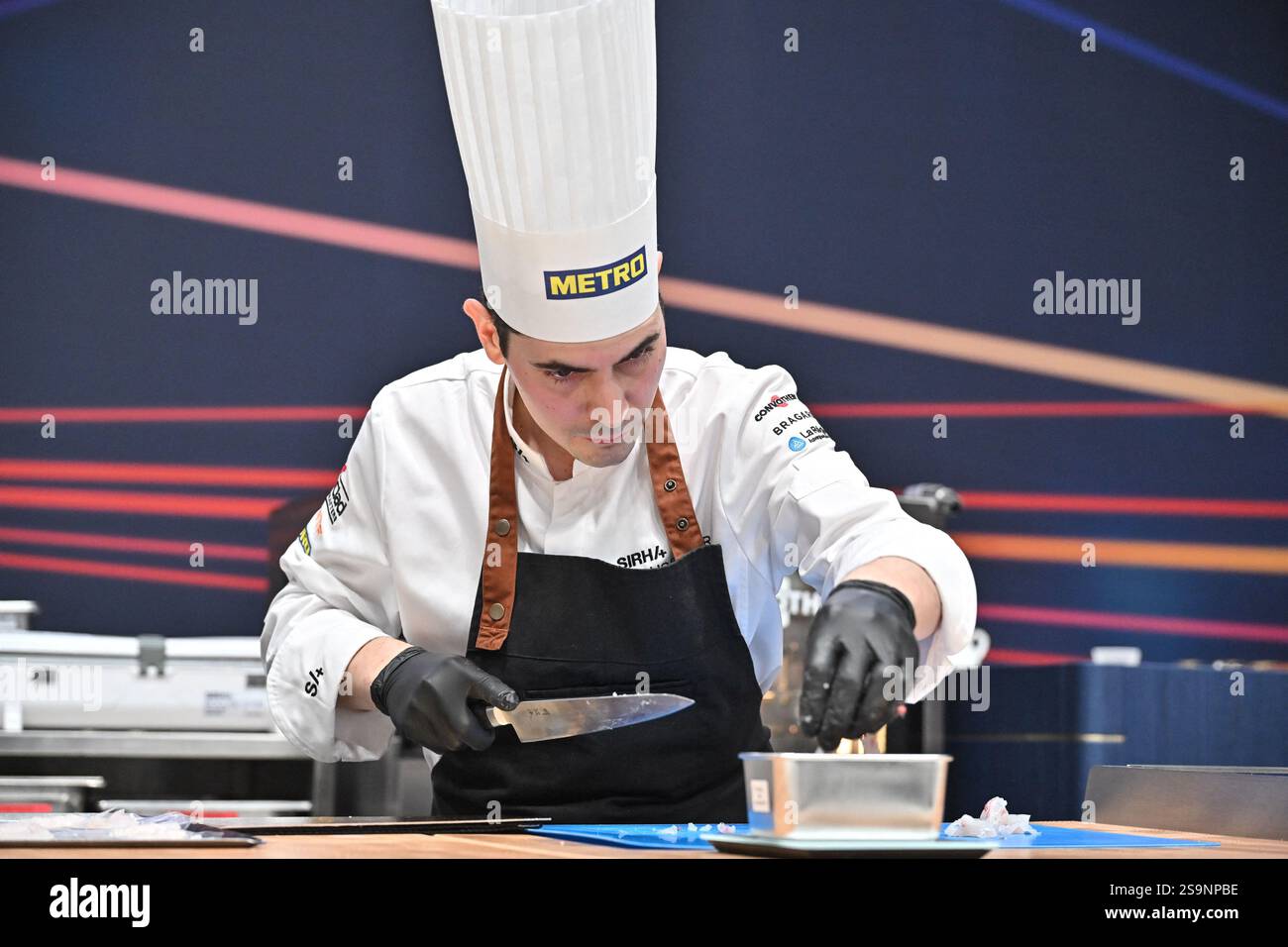 Lyon, France. 27th Jan, 2025. Paul Marcon from Team France attending ...
