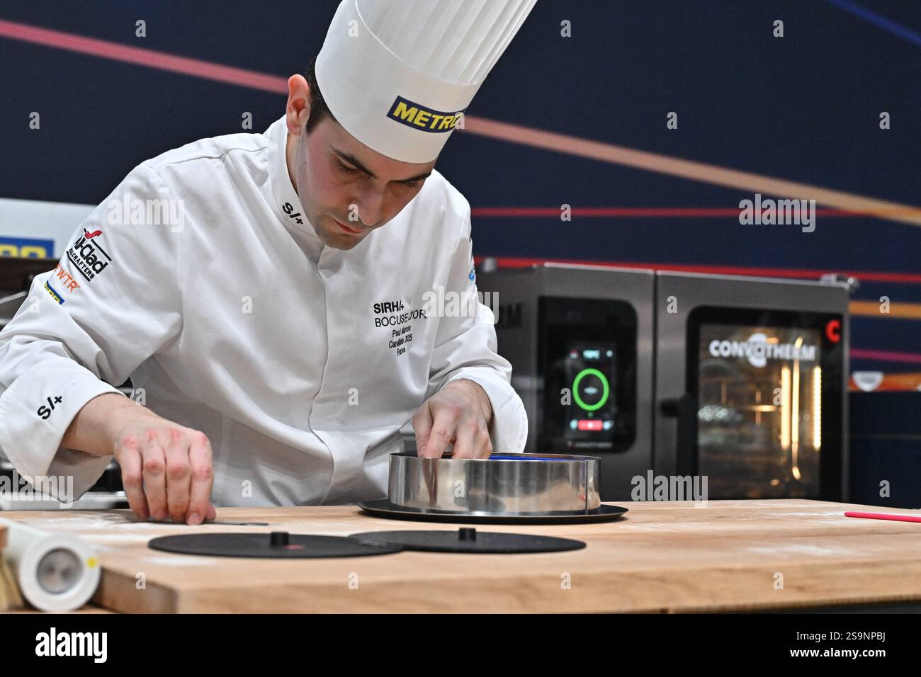 Lyon, France. 27th Jan, 2025. Paul Marcon from Team France attending ...