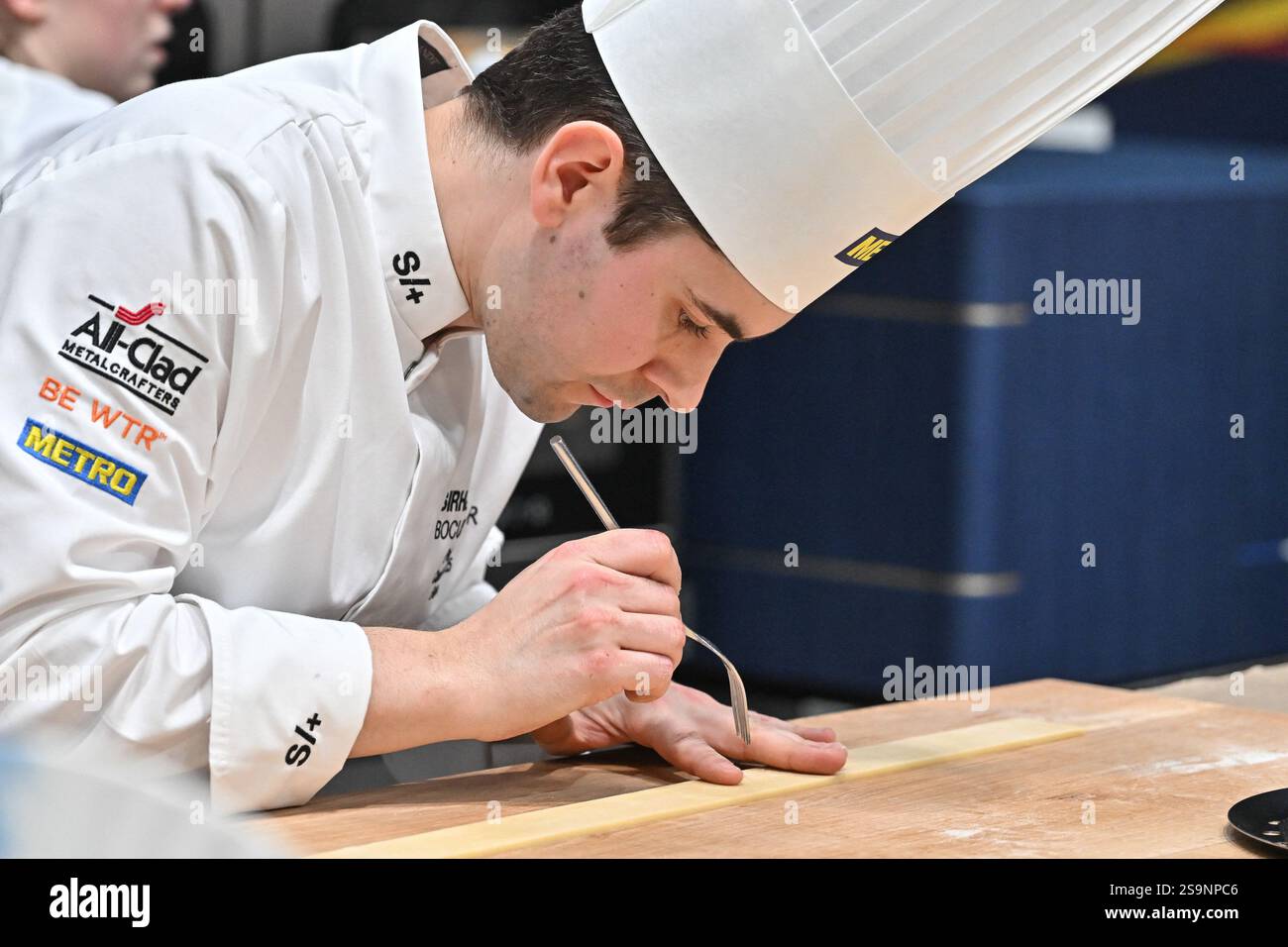 Lyon, France. 27th Jan, 2025. Paul Marcon from Team France attending ...