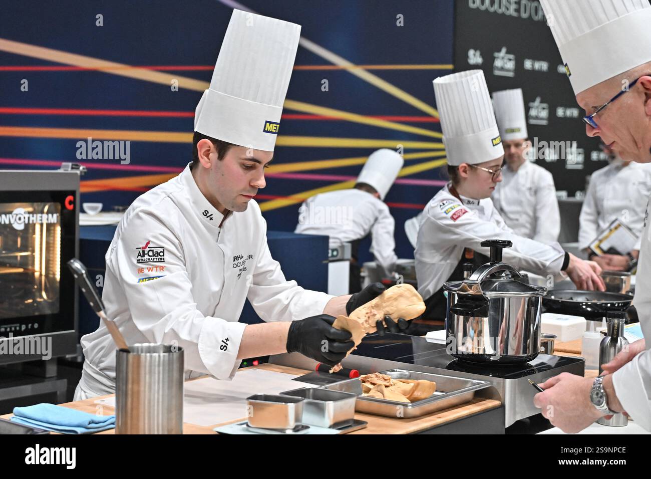Lyon, France. 27th Jan, 2025. Paul Marcon from Team France attending ...