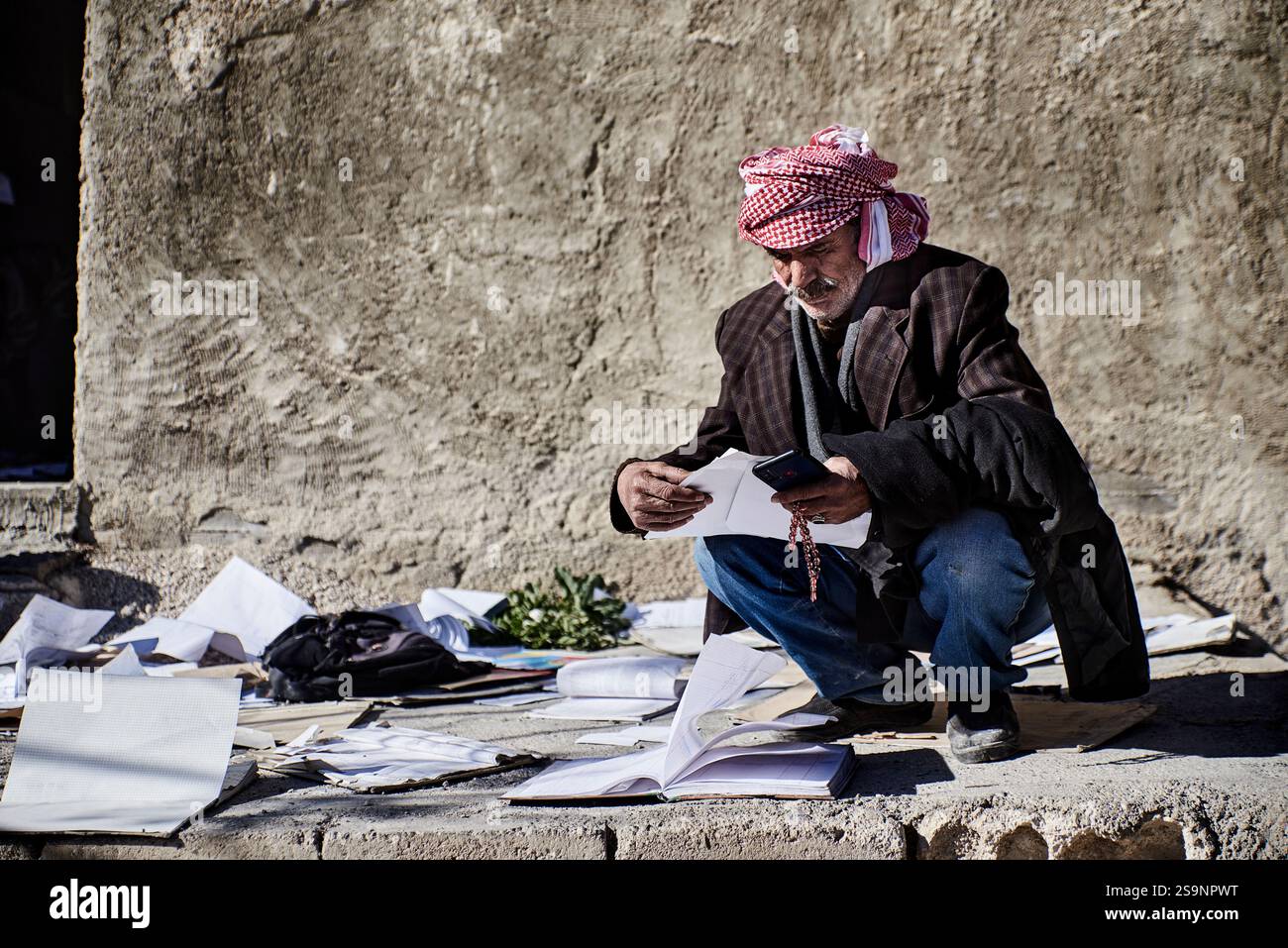 Saydnaya, Syria. 18th Dec, 2024. Antonin Burat/Le Pictorium - Fall of ...