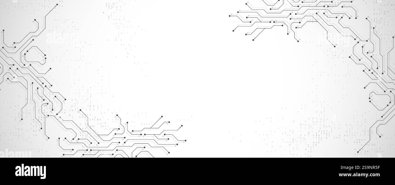 Circuit board digital abstract background. Motherboard technology ...