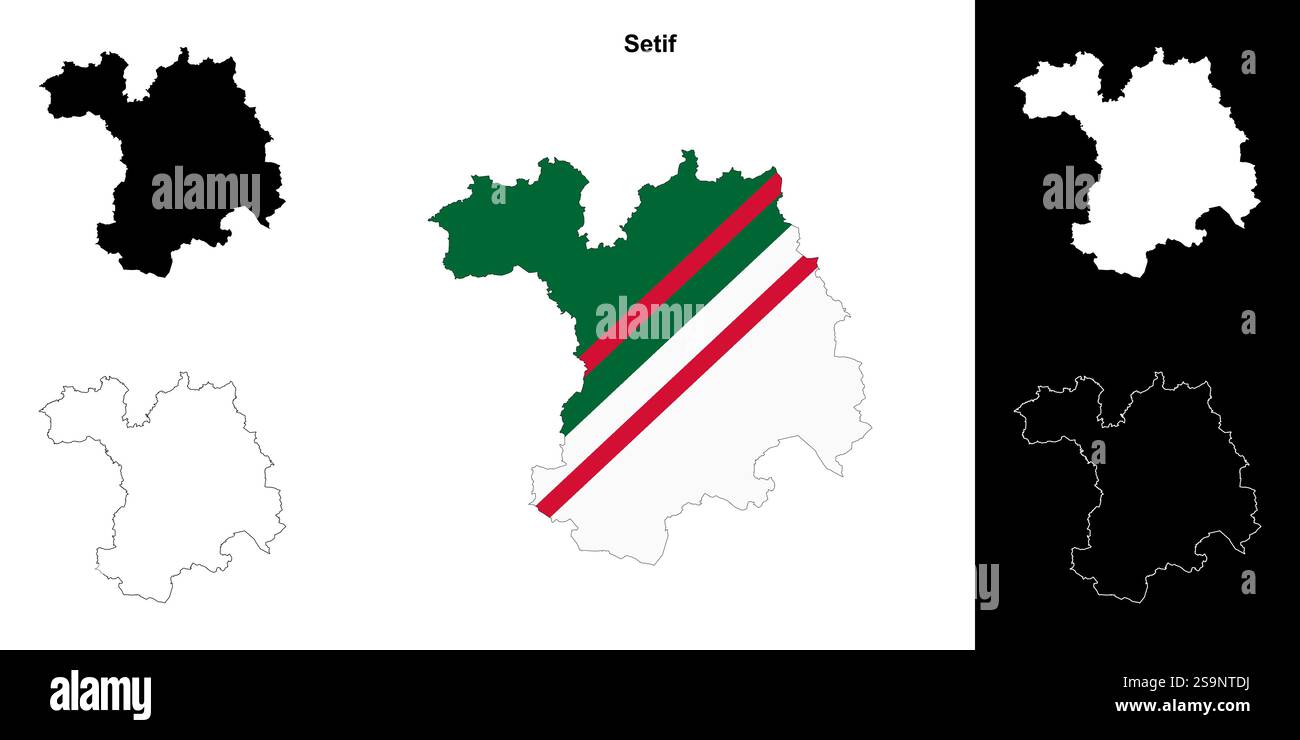 Setif eps map hi-res stock photography and images - Alamy