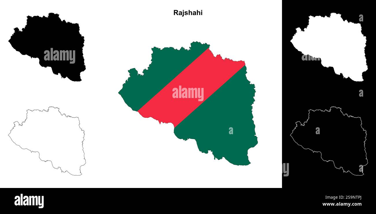 Map of rajshahi hi-res stock photography and images - Alamy