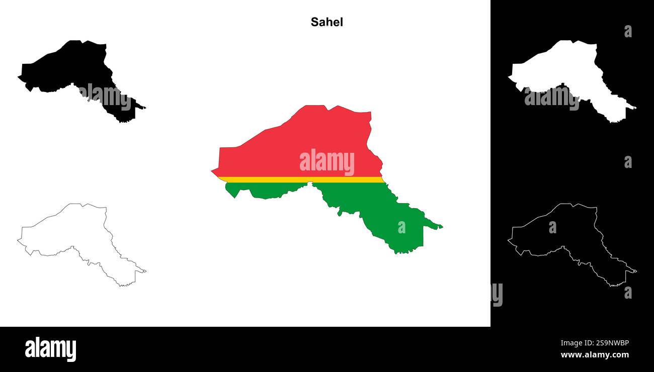 Sahel map hi-res stock photography and images - Alamy