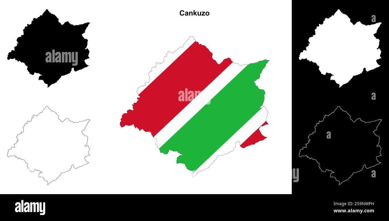 Cankuzo province outline map set Stock Vector Image & Art - Alamy