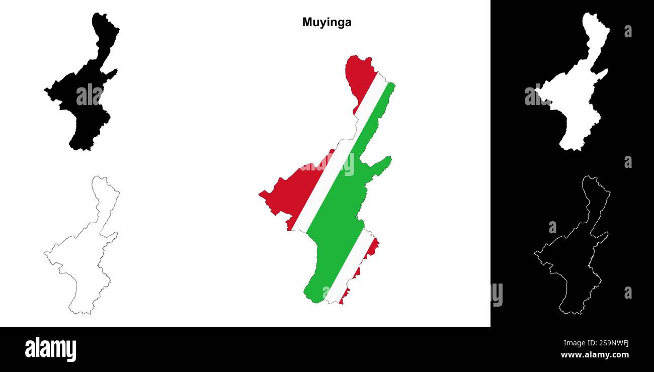 Blank muyinga map hi-res stock photography and images - Alamy