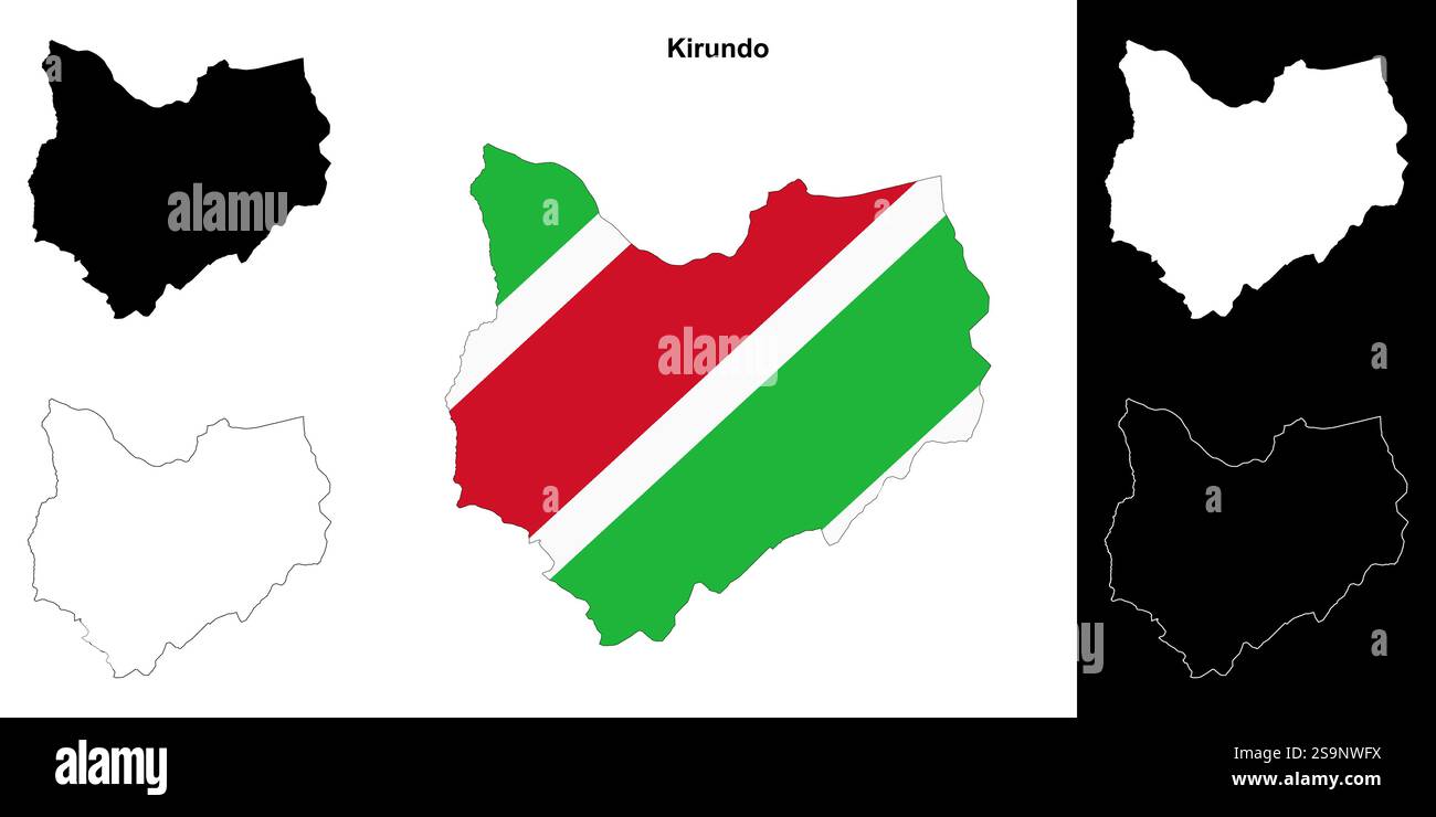 Blank kirundo map vector vectors hi-res stock photography and images ...