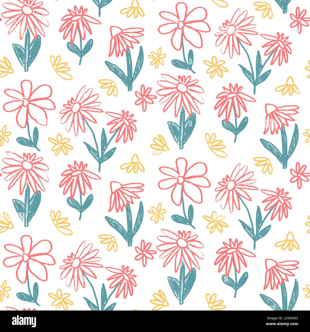 Little yellow daisy Stock Vector Images - Alamy