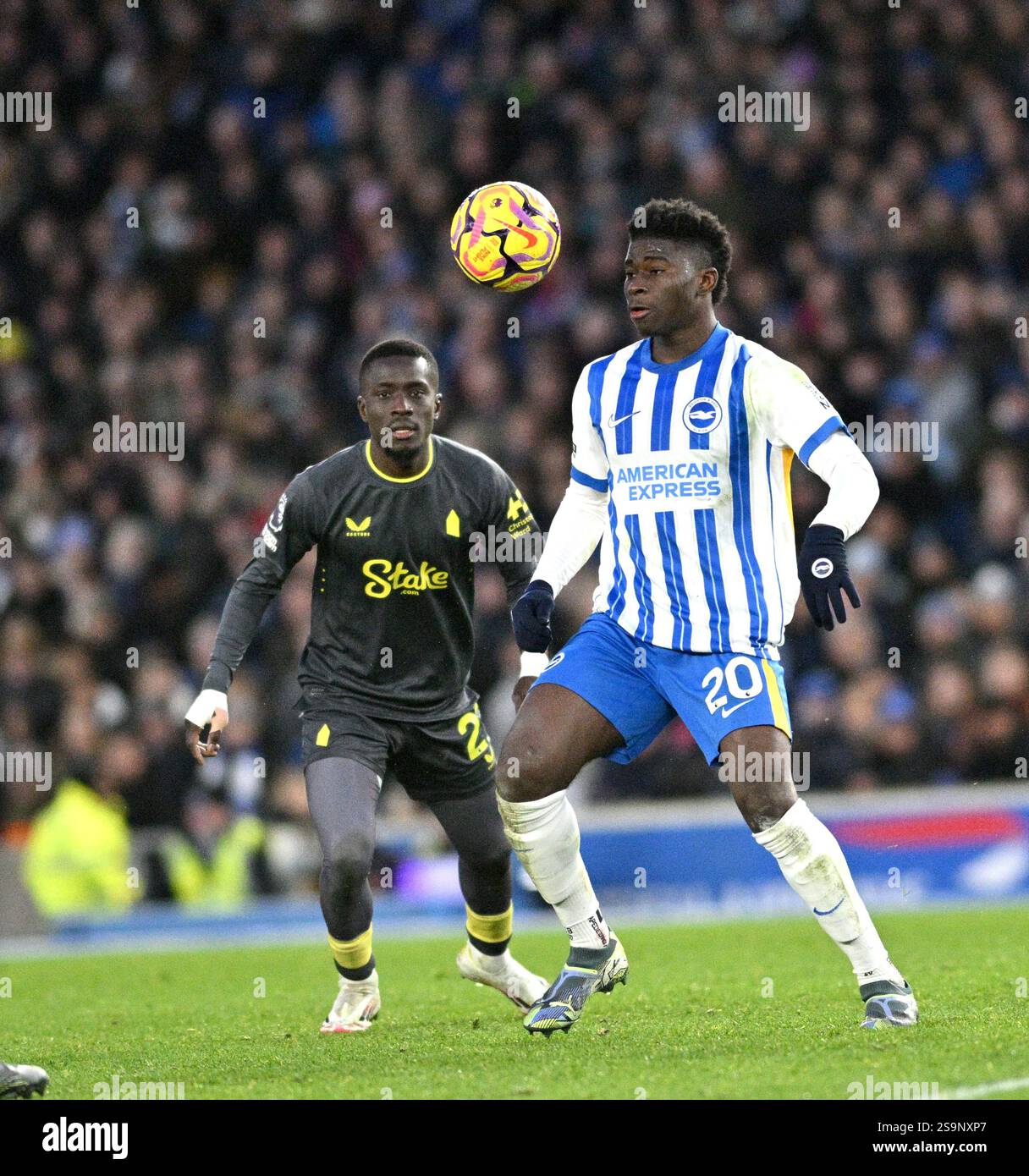 Carlos Baleba of Brighton during the Premier League match between ...