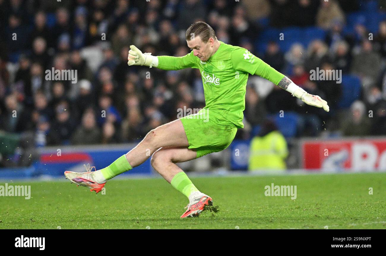 Jordan Pickford of Everton during the Premier League match between ...