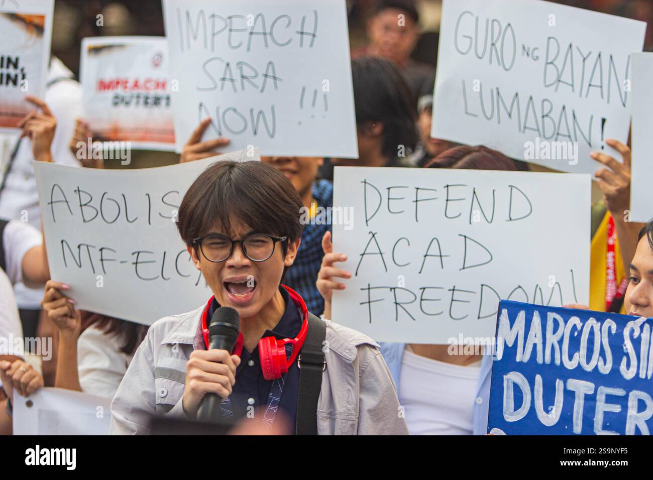 February 1, 2025, Quezon City, Quezon, Philippines: The protest was ...