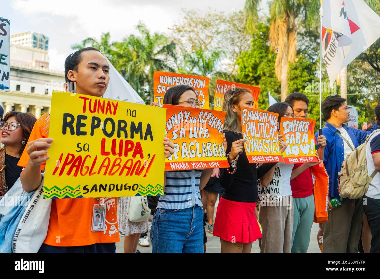 January 27, 2025, Quezon City, Quezon, Philippines: The protest was ...