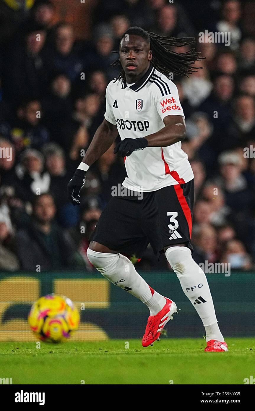 Fulham's Calvin Bassey during the English Premier League soccer match ...