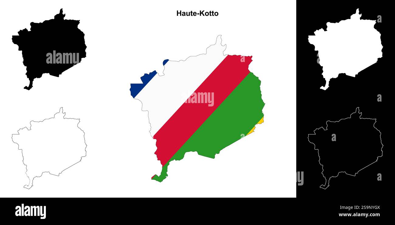 Blank haute kotto map hi-res stock photography and images - Alamy