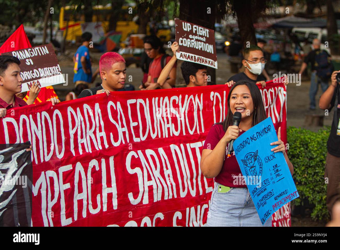 February 1, 2025, Quezon City, Quezon, Philippines: The protest was ...