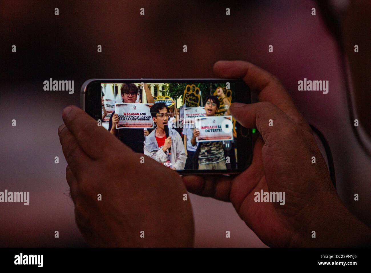 February 1, 2025, Quezon City, Quezon, Philippines: The protest was ...