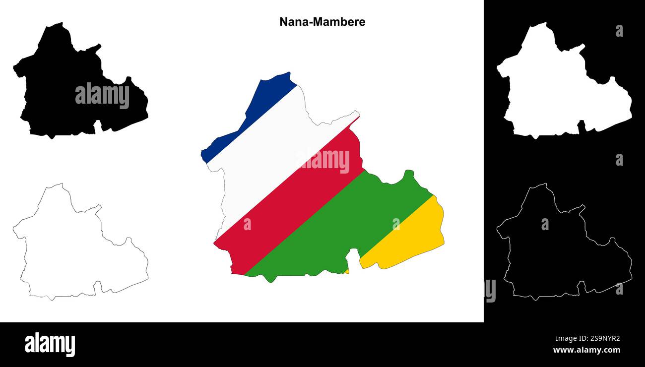Nana mambere map hi-res stock photography and images - Alamy