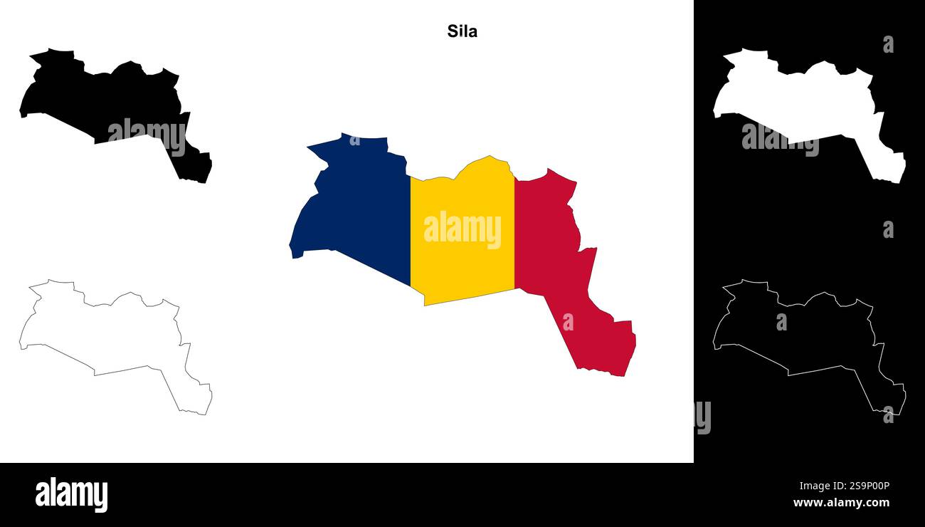 Blank sila map hi-res stock photography and images - Alamy