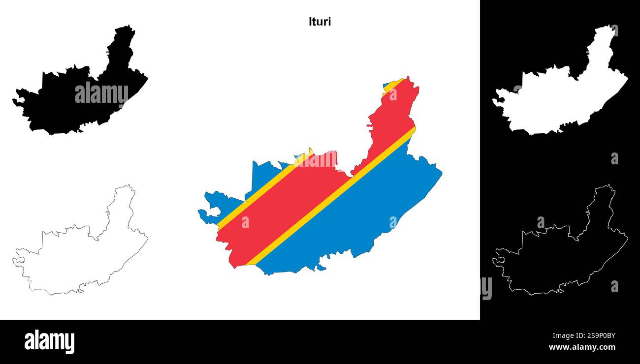 Map congo provinces hi-res stock photography and images - Alamy