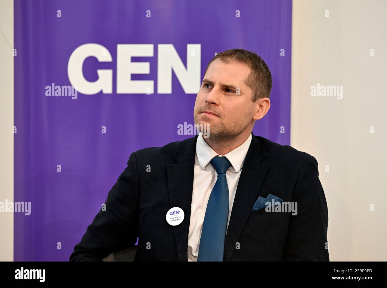 Prague, Czech Republic. 27th Jan, 2025. Member of the party board Tomas ...