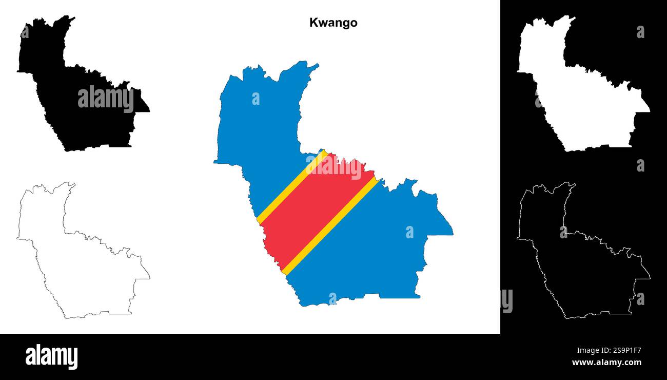 Blank kwango map hi-res stock photography and images - Alamy