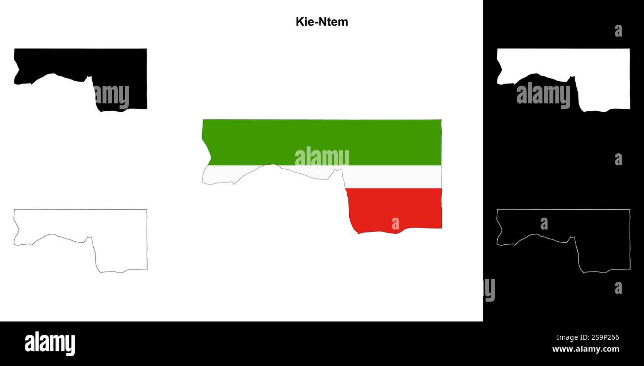 Map of kie ntem hi-res stock photography and images - Alamy