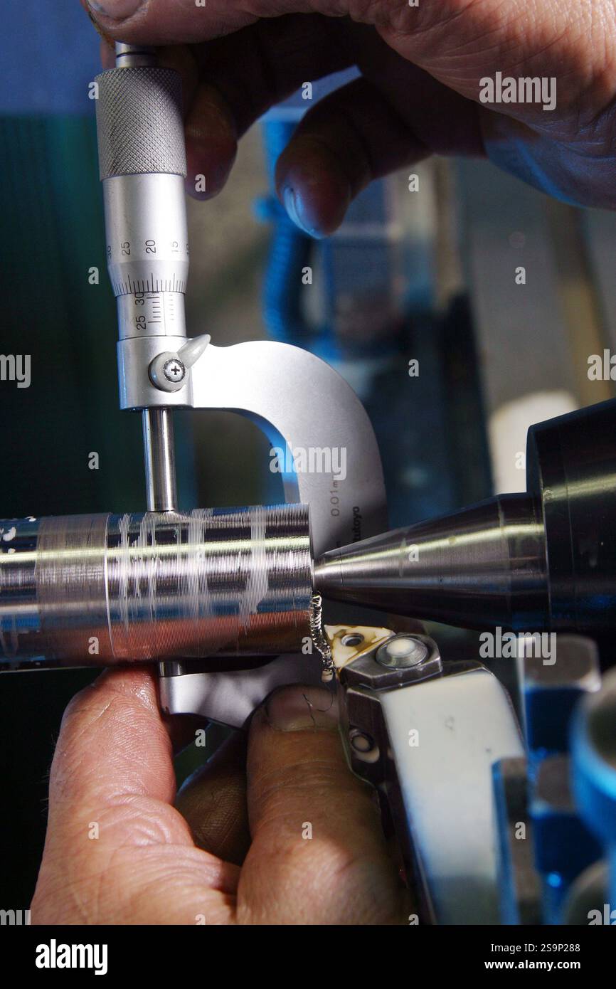 Measuring thickness. Flame spray technics. Industrial overhaul of ...