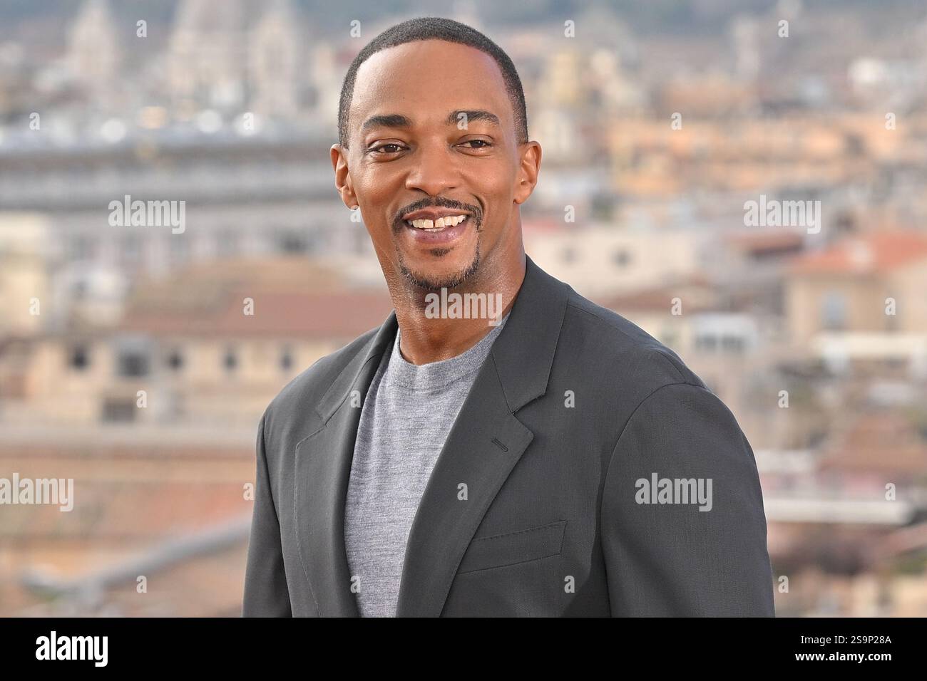 Roma, Lazio. 27th Jan, 2025. Anthony Mackie during the Captain America ...