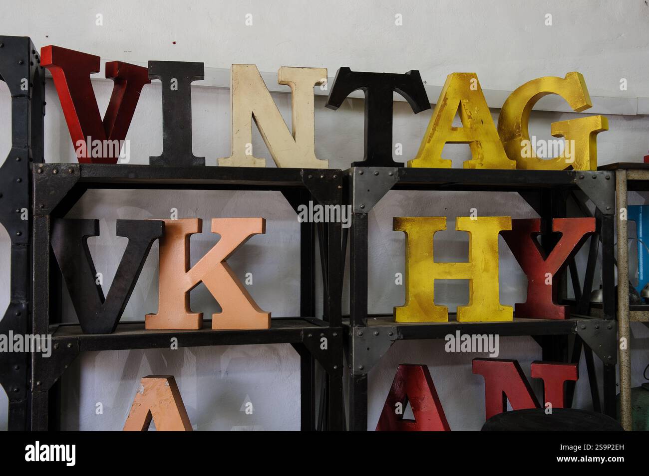 Abstract letters in various colors hi-res stock photography and images ...