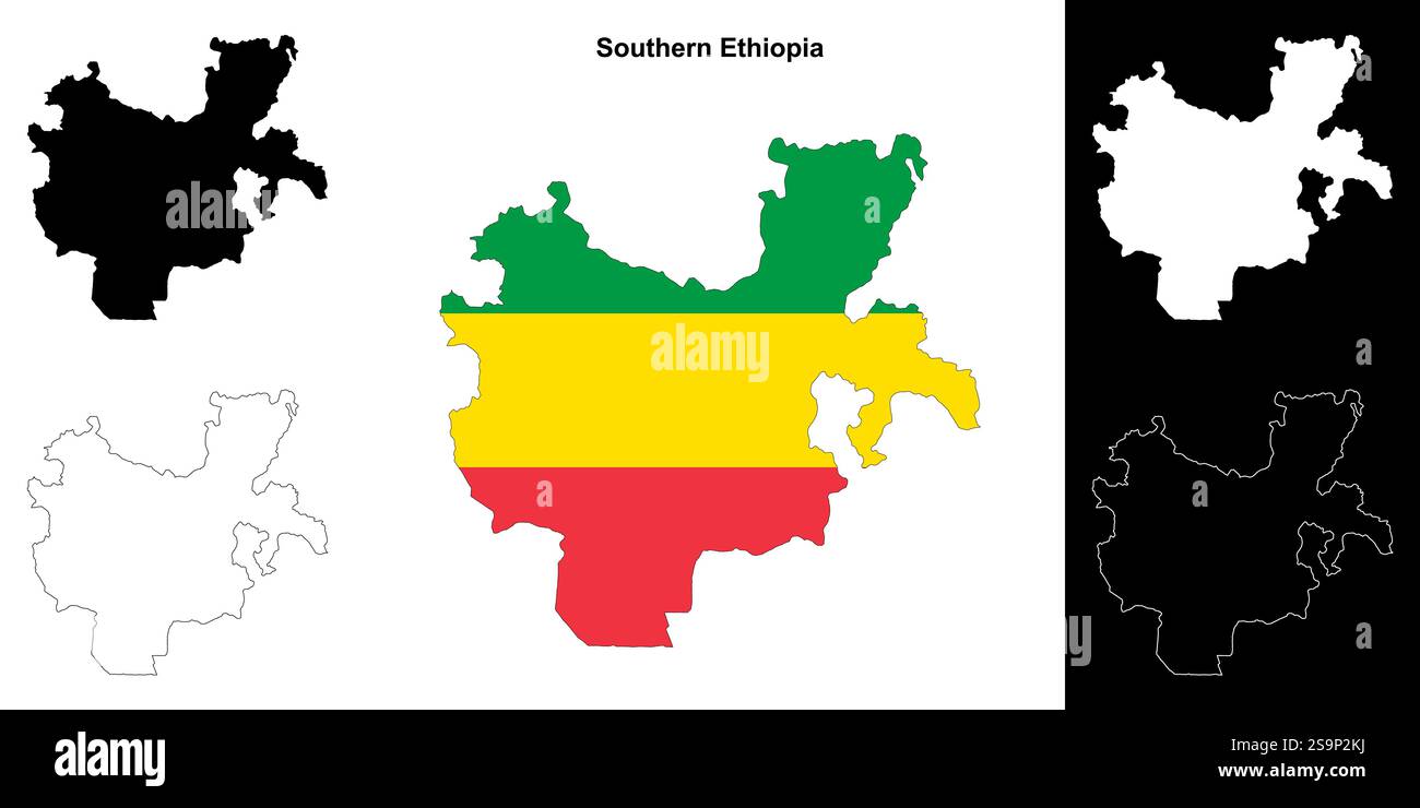 Blank ethiopia map hi-res stock photography and images - Alamy