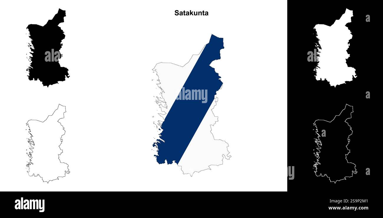 Satakunta eps map hi-res stock photography and images - Alamy