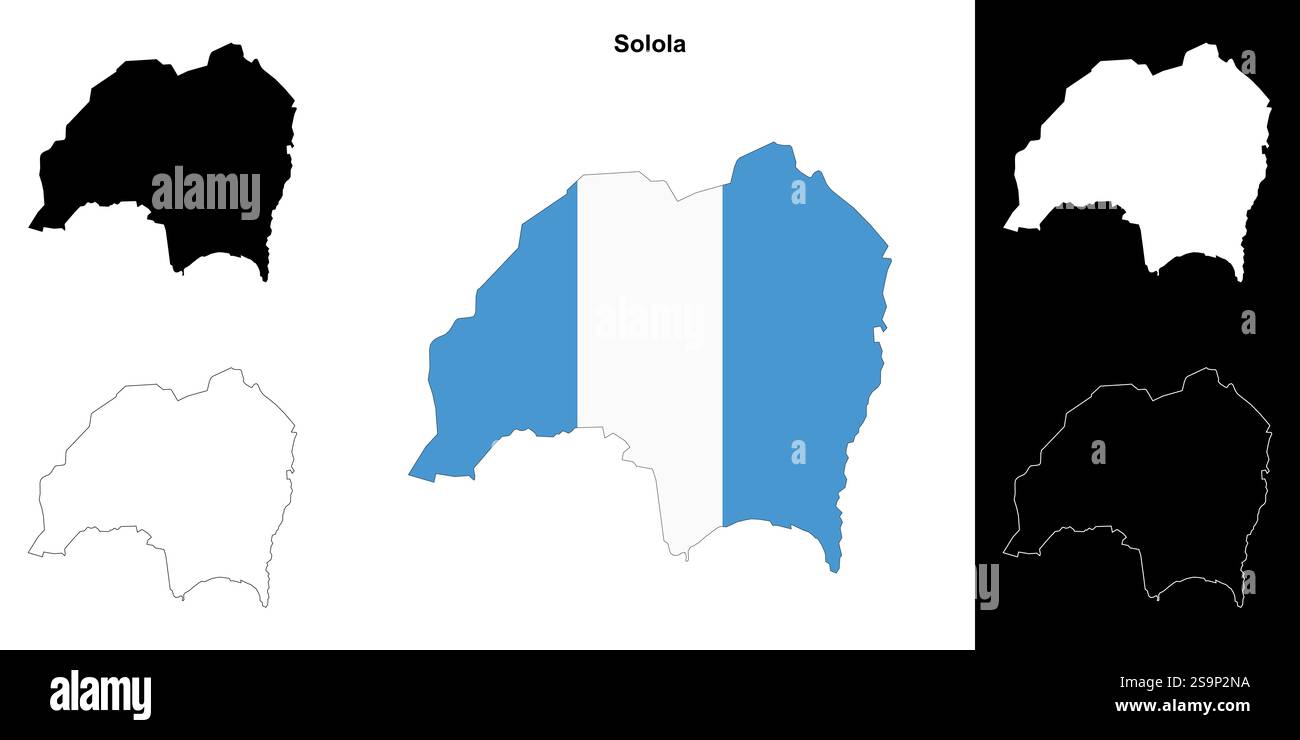 Solola eps map hi-res stock photography and images - Alamy