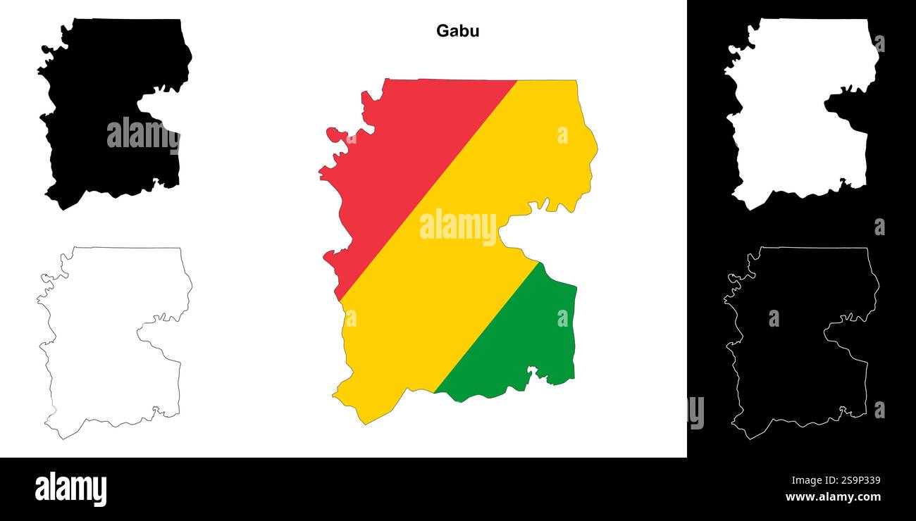 Gabu eps map hi-res stock photography and images - Alamy
