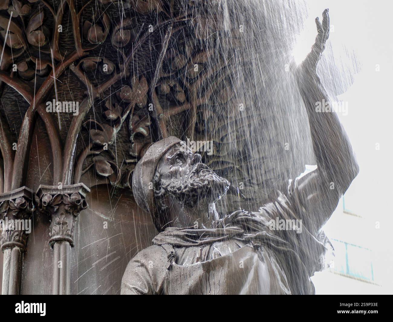 The Cincinnati Tyler Davidson Fountain detail Stock Photo - Alamy
