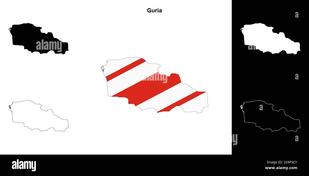 Map of guria hi-res stock photography and images - Alamy