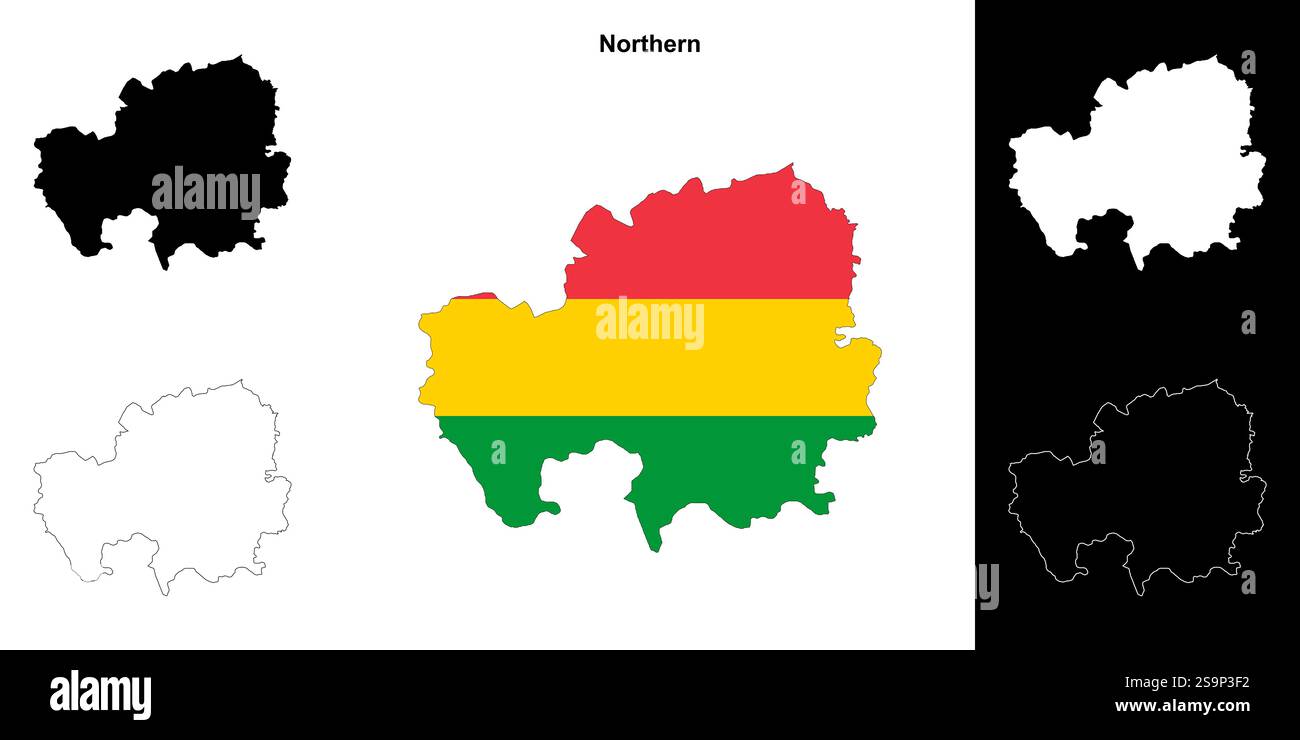 Northern territory eps map Stock Vector Images - Alamy