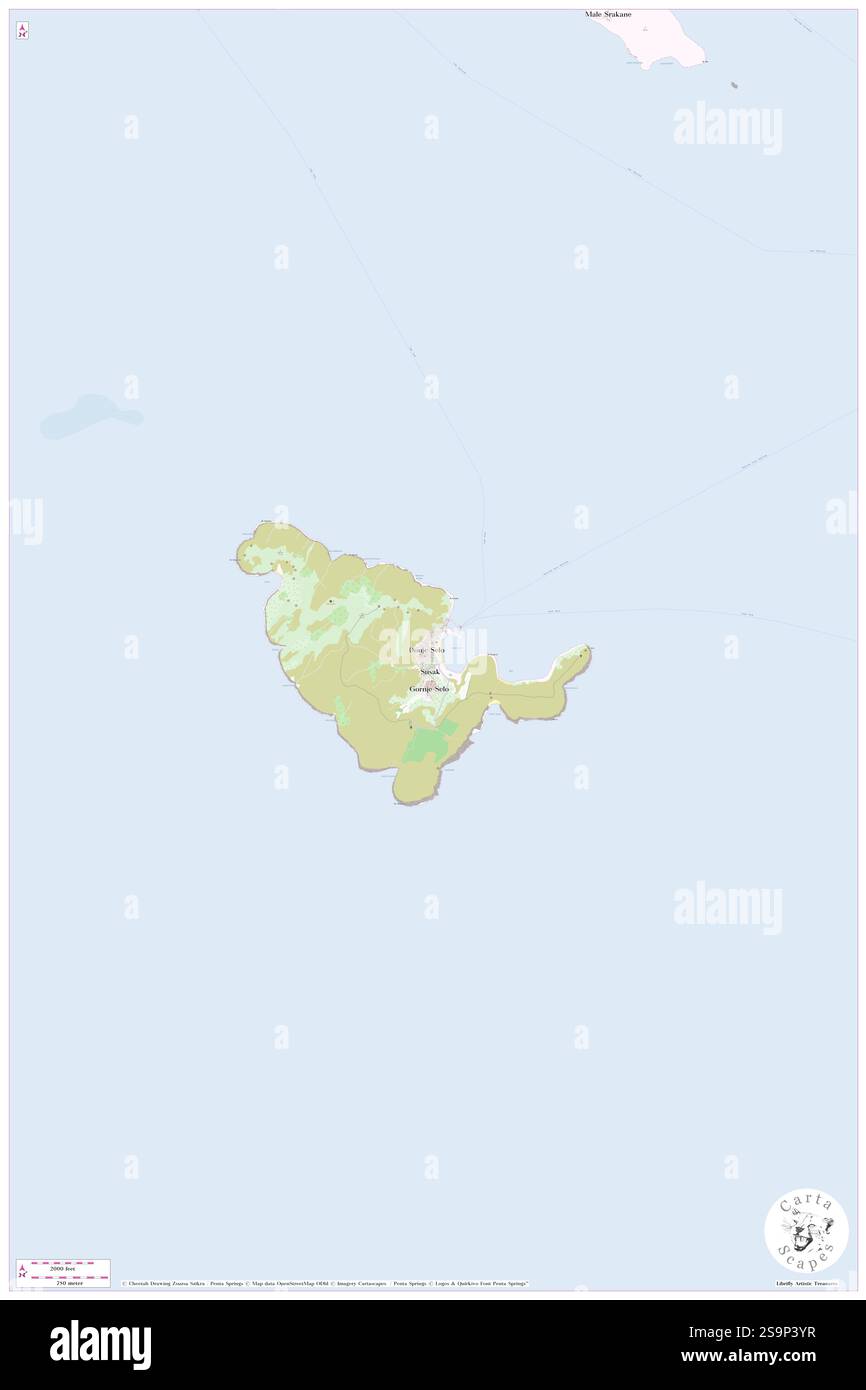Susak, Mali Lošinj, HR, Croatia, County of Primorje-Gorski Kotar, N 44 ...
