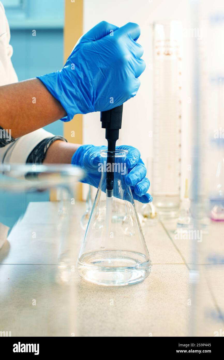 Experimenting with liquid manipulation in a laboratory setting during ...