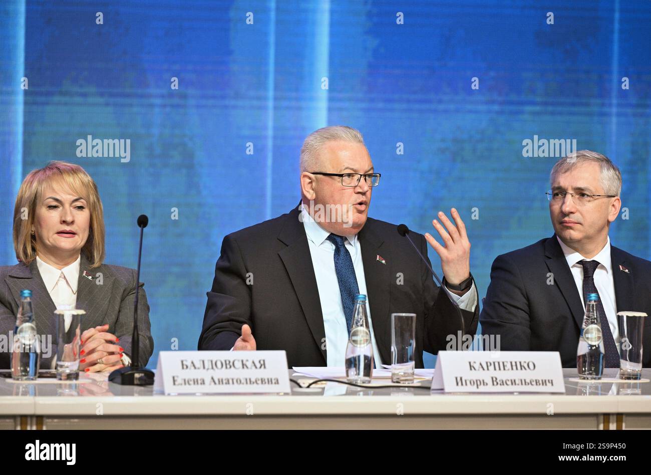 Chairman of the Central Election Commission (CEC) of Belarus Igor ...