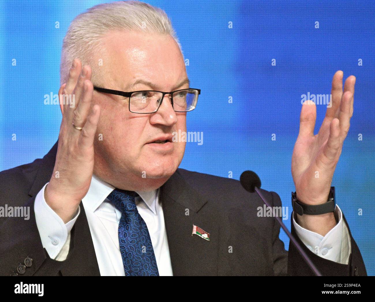 Chairman of the Central Election Commission (CEC) of Belarus Igor ...